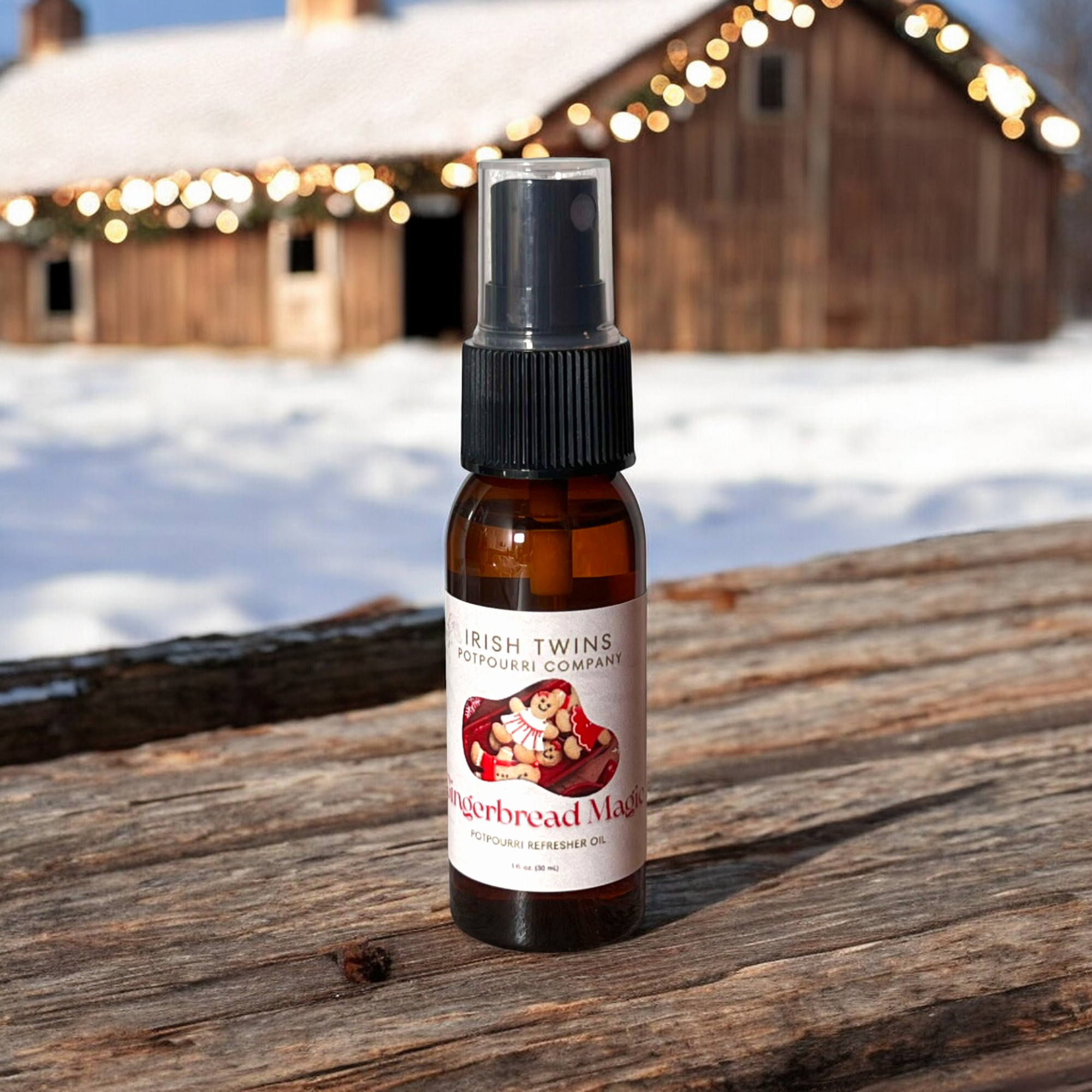 Gingerbread Magic Refresher Spray–Revive Holiday Scents Instantly